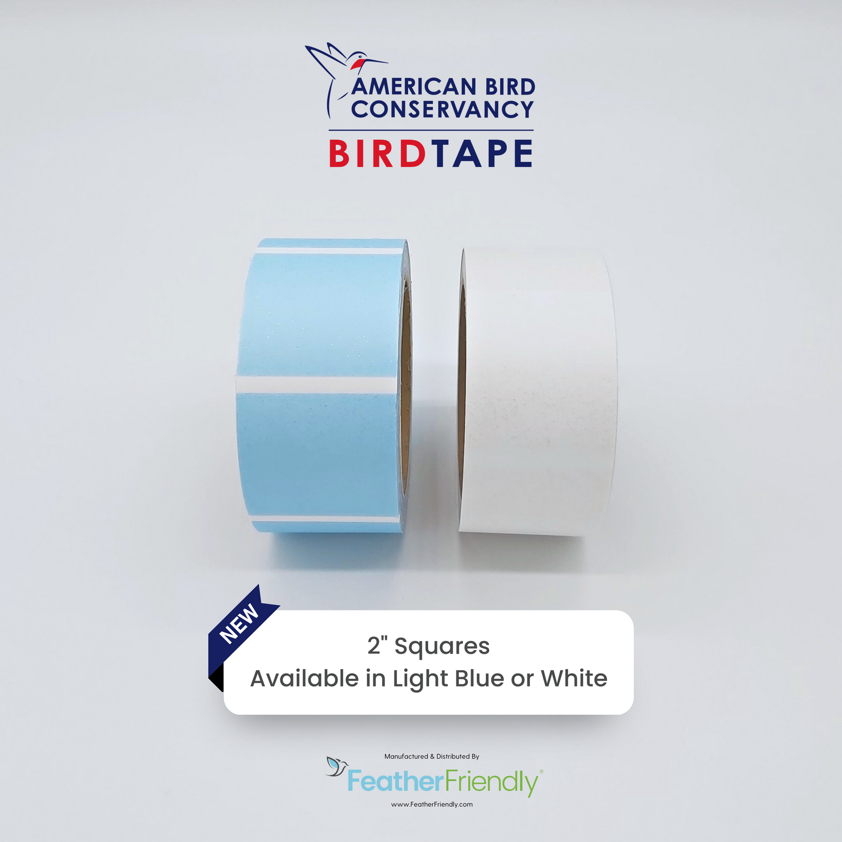 ABC BirdTape 2'' Squares – Feather Friendly